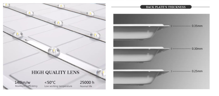 130lm/w Custom Made Commercial 30x120 62x62 600x600 620x620 60x60 Ultra ...