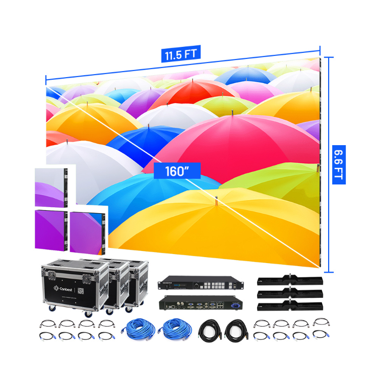 Canbest Rx261 P2.6 2.6mm Turnkey Led Video Wall System Package Indoor ...