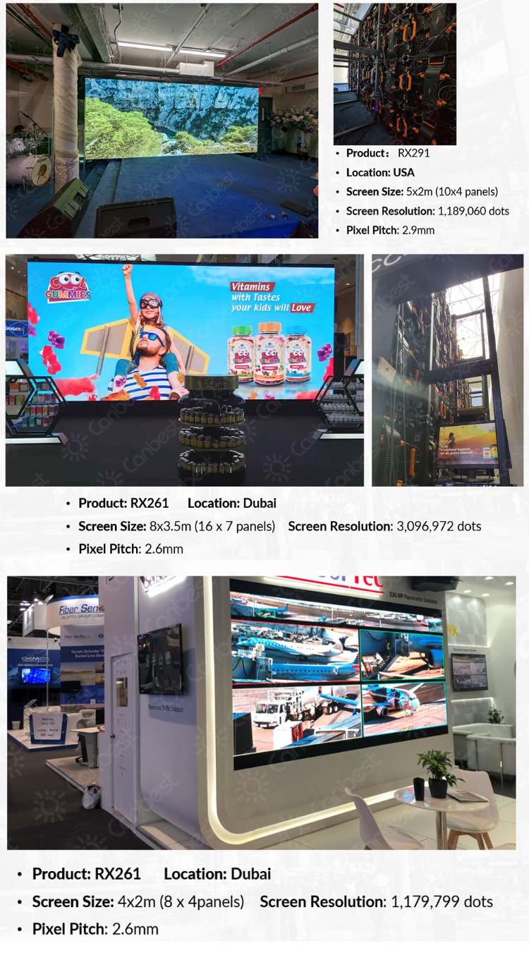 Canbest Rx261 P2.6 2.6mm Turnkey Led Video Wall System Package Indoor ...