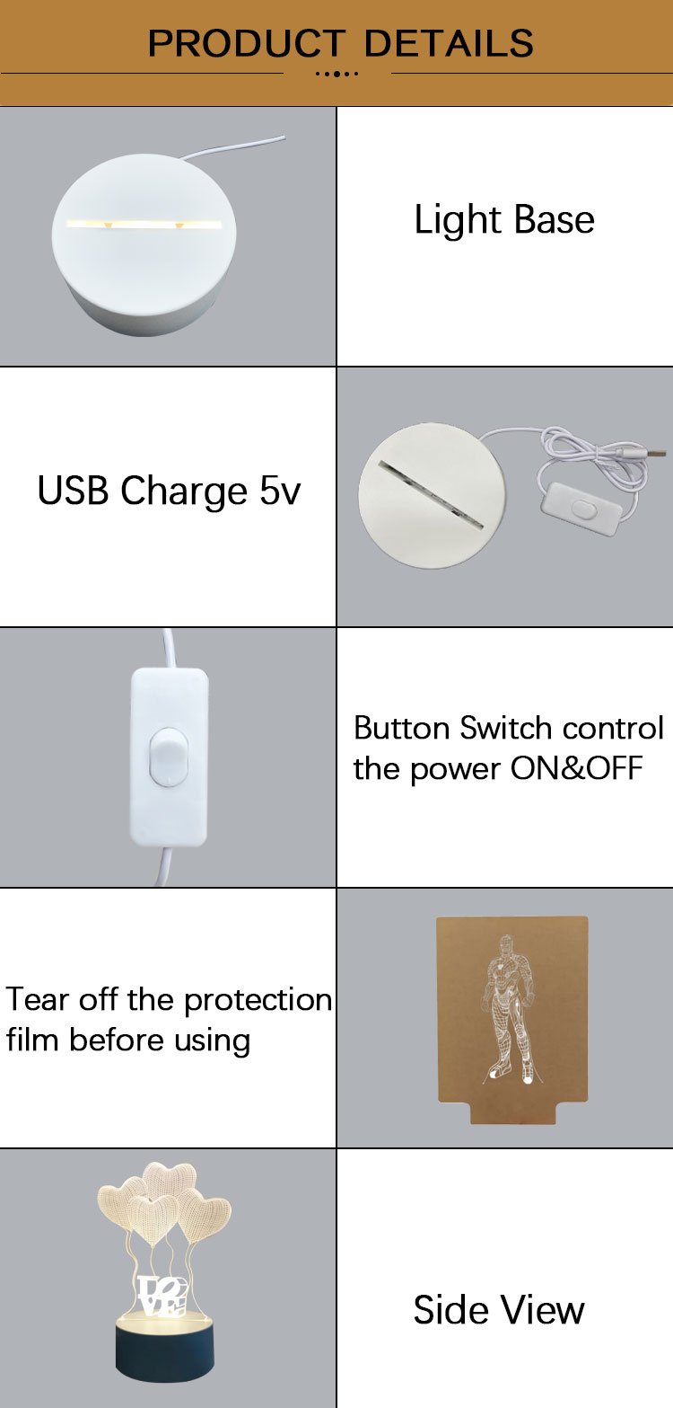 Buy Wholesale China Newish 3d Led Writing Acrylic Erasable Note Board ...