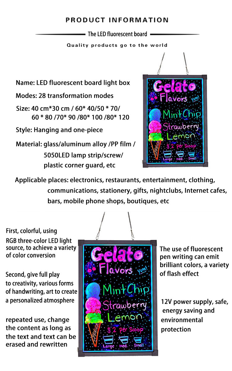 Buy Wholesale China Led Luminous Fluorescent Hand Writing Board Light ...