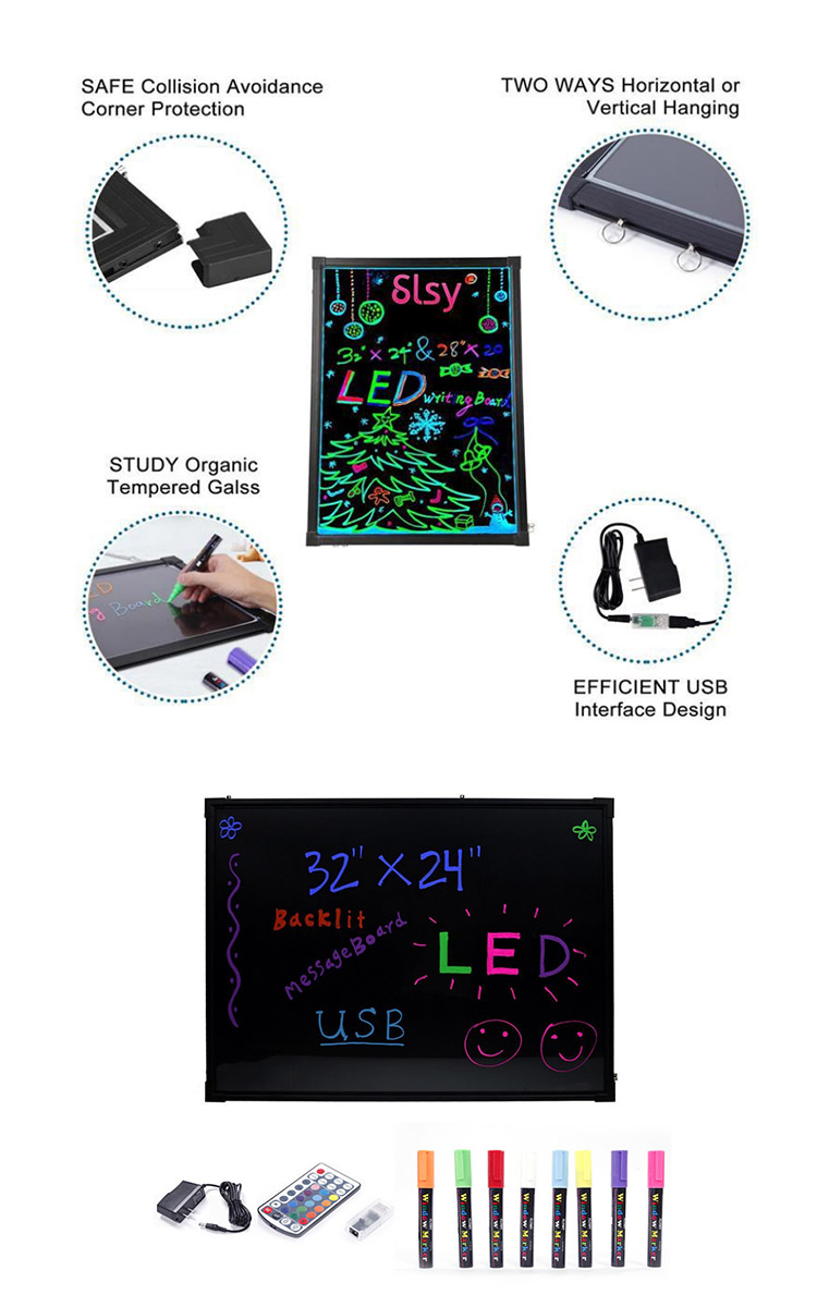 Buy Wholesale China Led Luminous Fluorescent Hand Writing Board Light ...