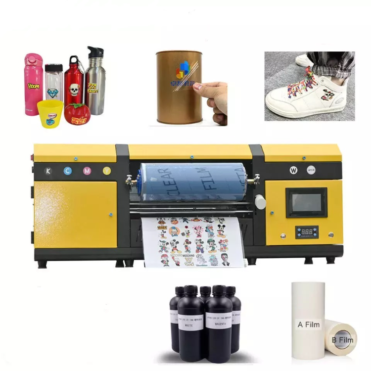 Buy Wholesale China New Uv Dtf A And B Film Sticker Printer Ab Crystal ...
