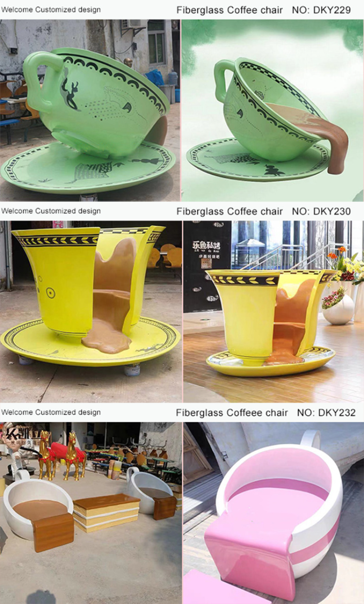 Buy Wholesale China Creative Cup Shape Lounge Chair Leather Coffee Shop ...