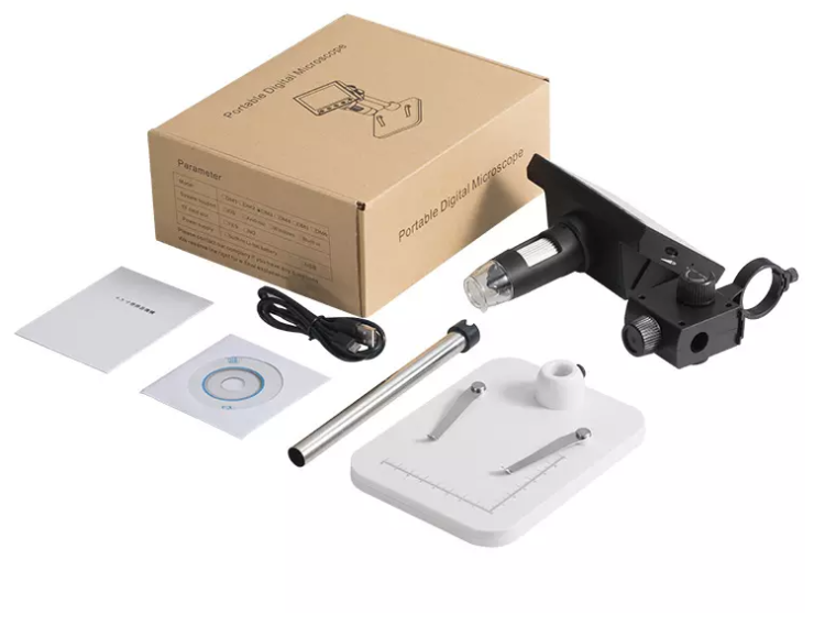 Industrial Microscope High-definition 4.3 Inch Built-in 720p Screen ...