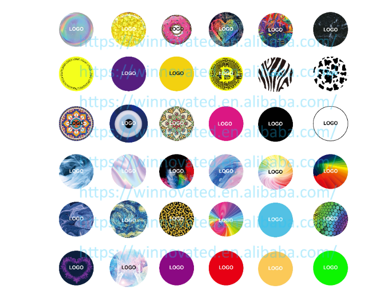 Buy Wholesale China Programmable Social Media Sticker Tag Waterproof ...