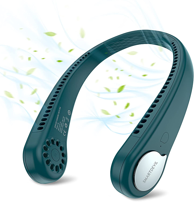 Oem&odm Portable Neck Fan, Hands Free Bladeless Neck Fan, Rechargeable ...