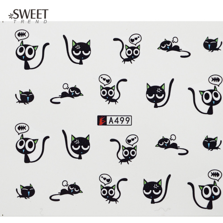 Buy Wholesale China Full Beauty 4/12 Designs Cute Cat Pattern Watermark ...