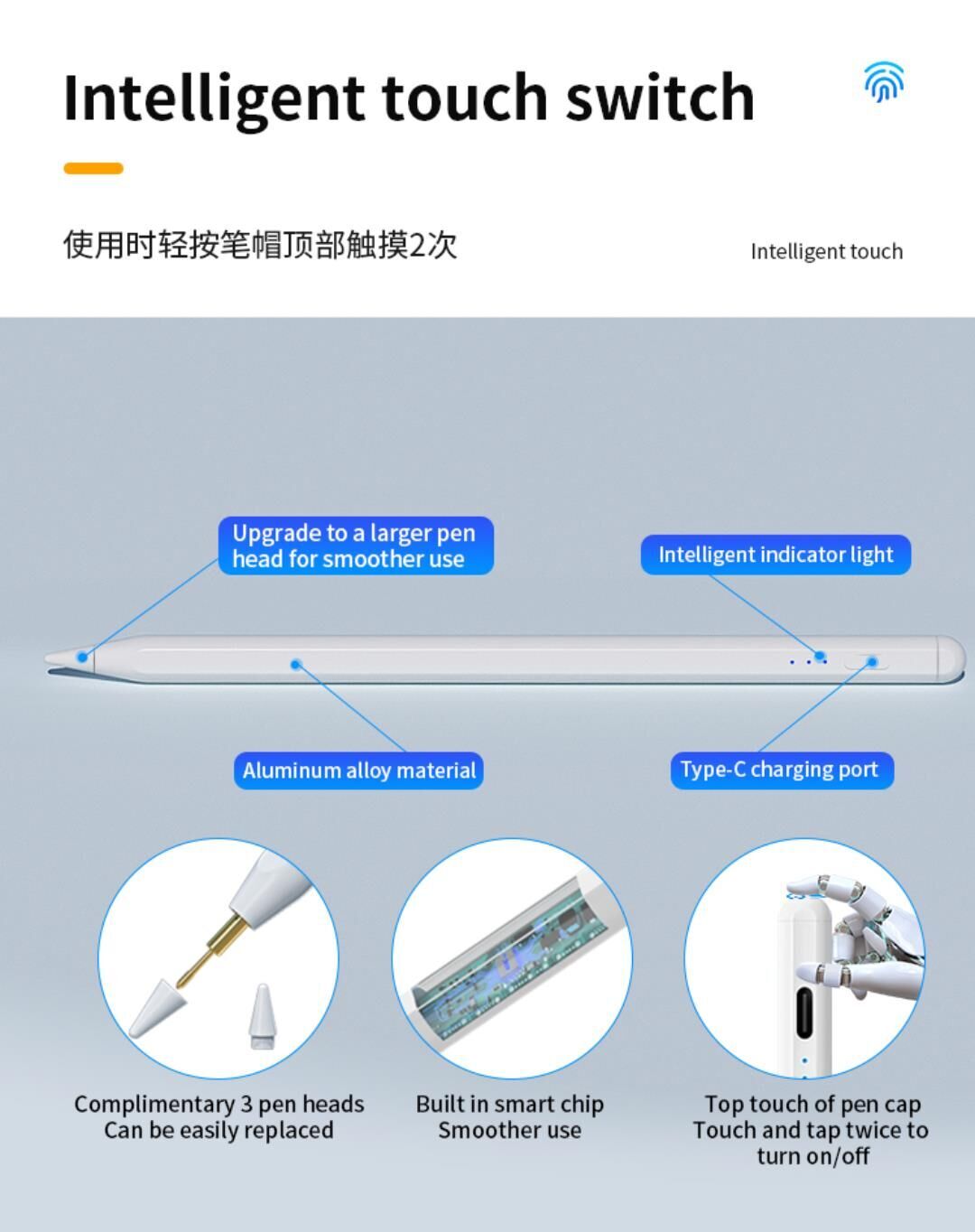 Buy Wholesale China Oem New Smart Magnetic Tablet Stylus Pen Active ...