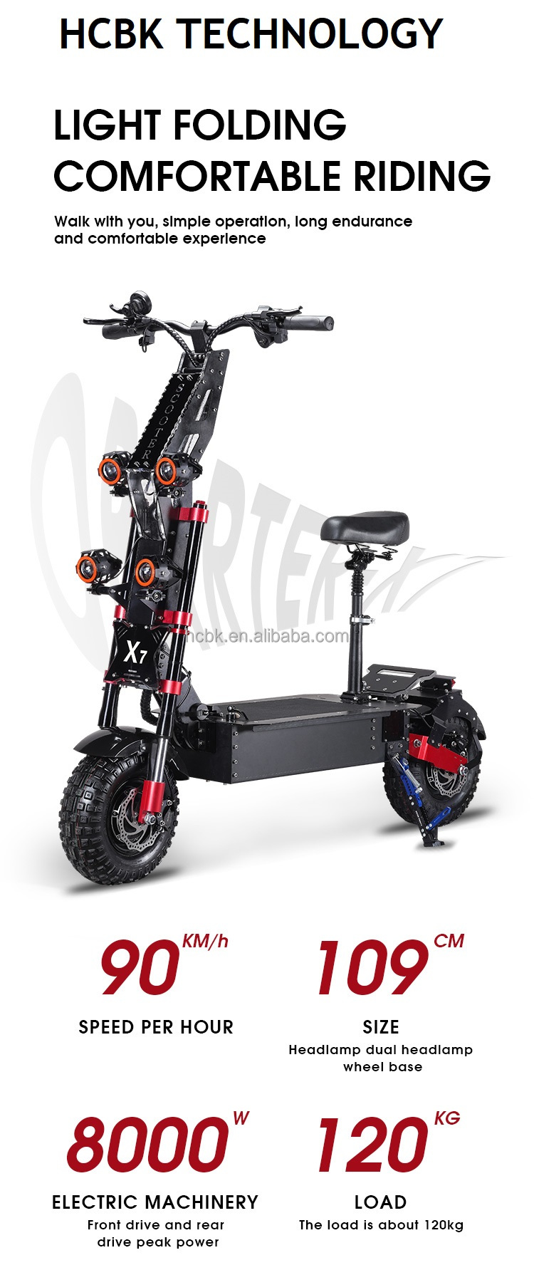 Buy Standard Quality China Wholesale Hcbk Top Popular Dual Motor 72v ...