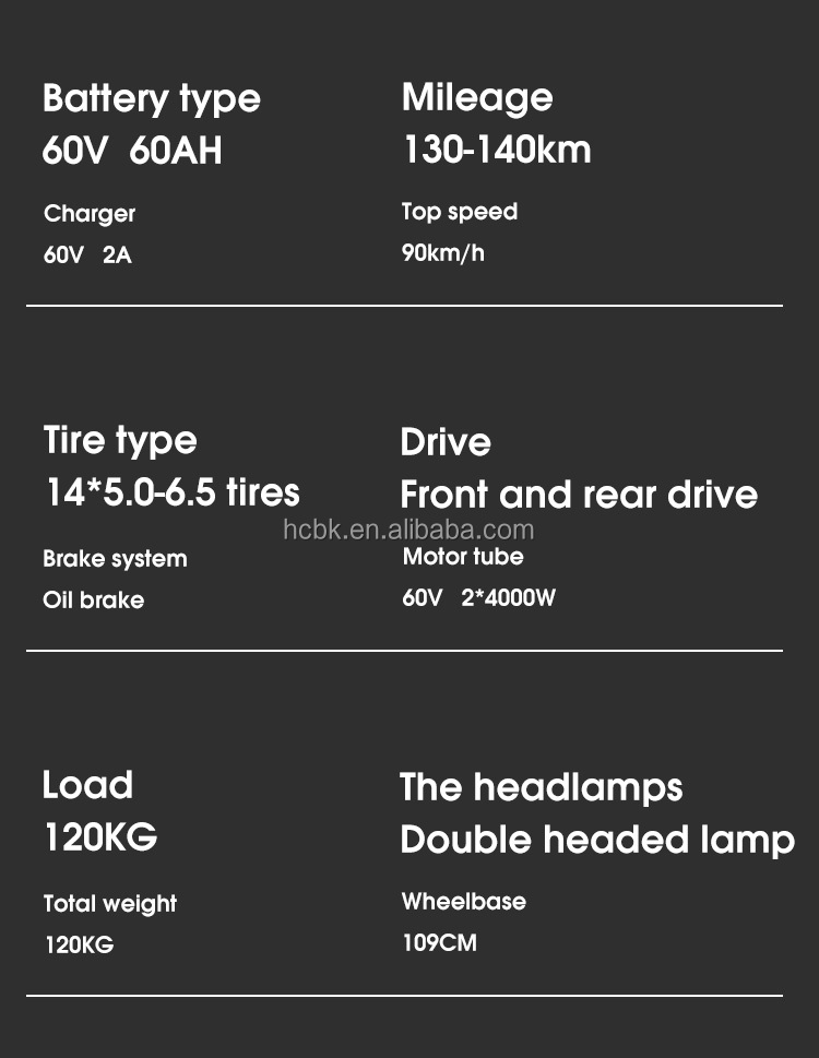 Buy Standard Quality China Wholesale Hcbk Top Popular Dual Motor 72v ...