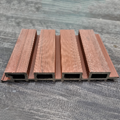 Exterior Pvc Wood Slat Black Color Hollow Pvc Wall Panel, Hollow Pvc ...