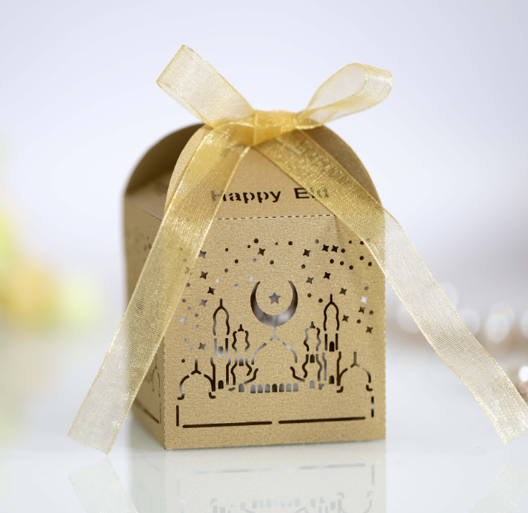 Eid Paper Candy Box Ramadan Decoration Eid Mubarak Gift Box Ramadan ...