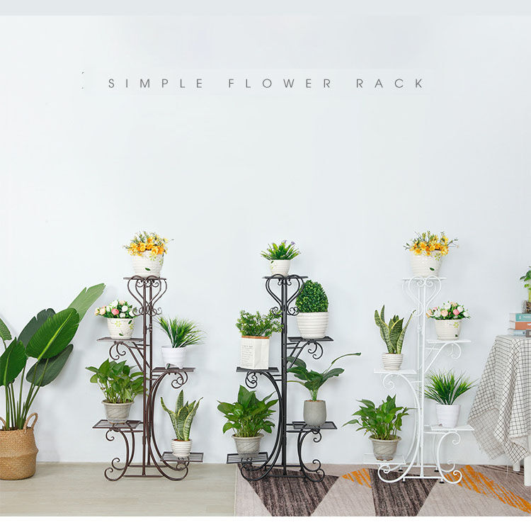 European Style Garden Stand & Flower Pot Plant Holder Display Rack, 5 ...