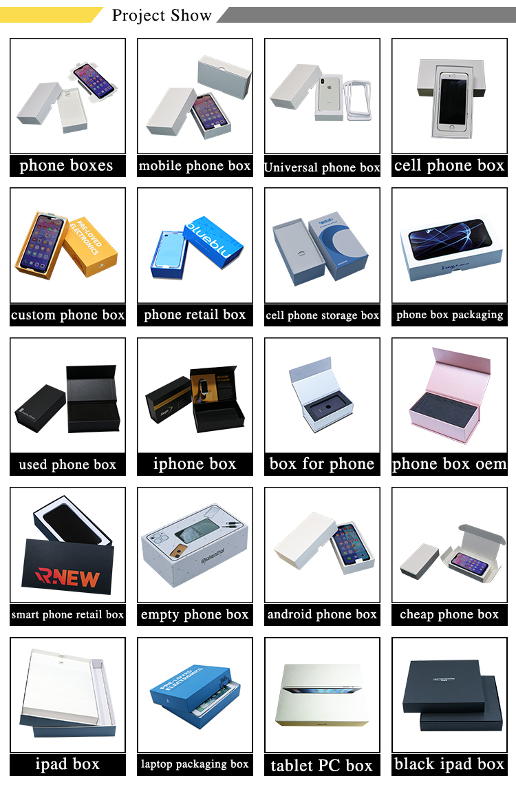 High Quality Empty White Mobile Cell Phone Gift Packaging Box With ...