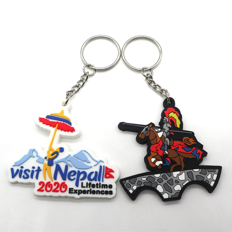 Buy Wholesale China Custom Logo 2d Soft Pvc Plastic Keychain Metal Gift ...