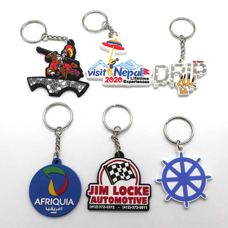 Buy Wholesale China Custom Logo 2d Soft Pvc Plastic Keychain Metal Gift ...