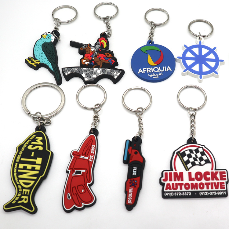 Buy Wholesale China Custom Logo 2d Soft Pvc Plastic Keychain Metal Gift ...