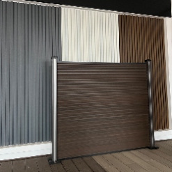 Modern Building Composite Wpc Wood Plastic Compound Zaun Garden Fence ...