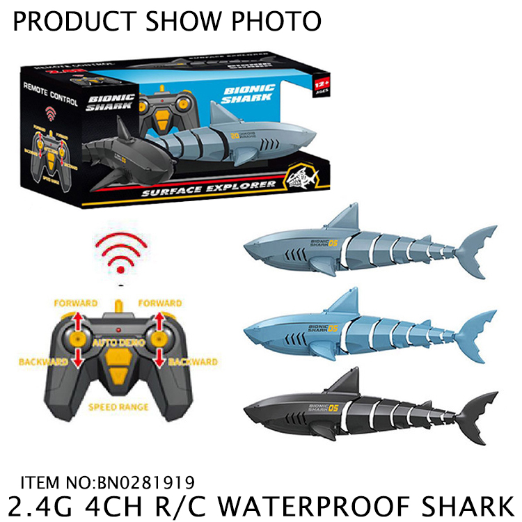 Buy Wholesale China Waterproof 2.4g 4 Channels Shark Radio Control Toy ...