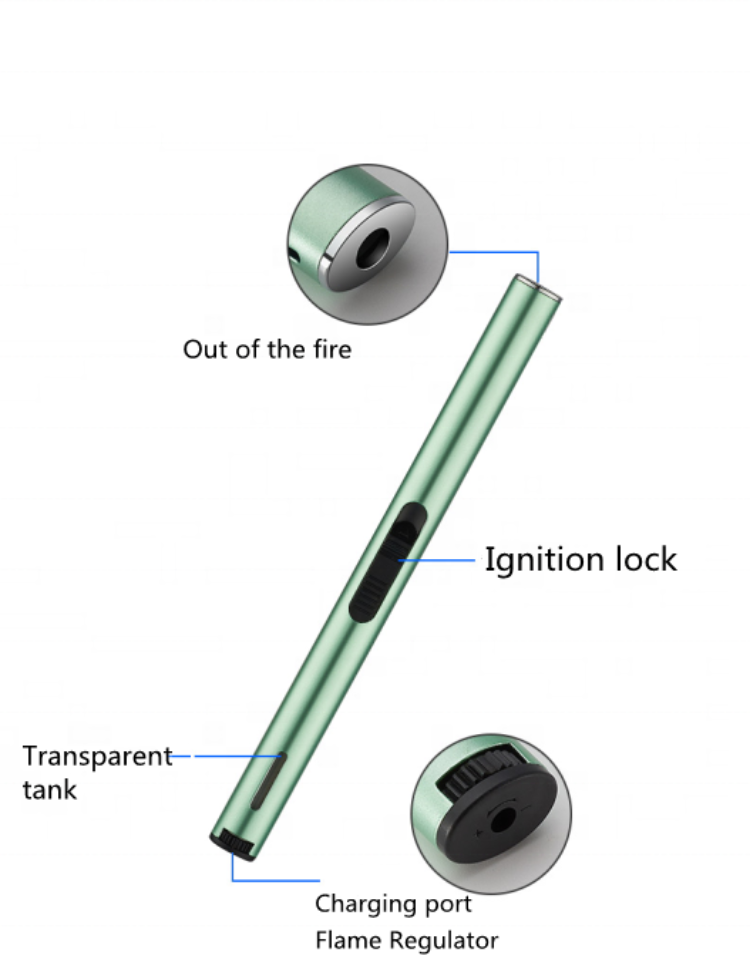 Popular Color Stove Kitchen Long Handle Candle Lighter With Visual ...