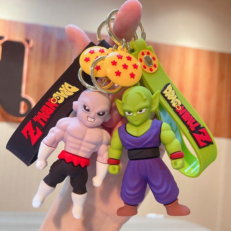 Wholesale Dragon Ball Keychain Rubber Key Chains Cartoon 3d Pvc Anime ...