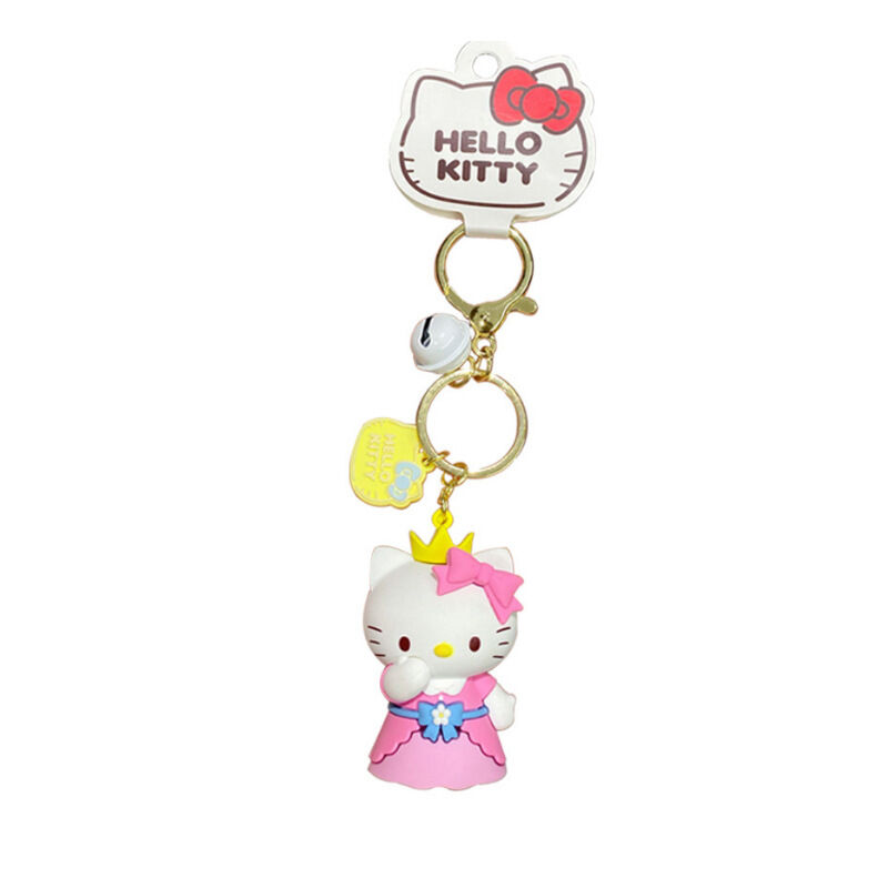 Buy Wholesale China Sanrioed Kawaii Cartoon 3d Hello Kitty Keychain ...