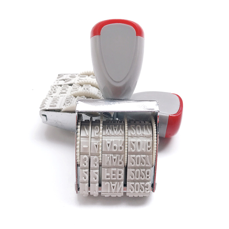 Plastic Rubber Square 4mm Roller Design Custom Text Logo Handle ...