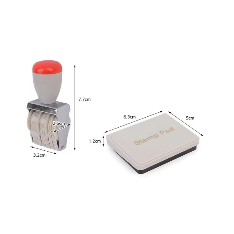 Plastic Rubber Square 4mm Roller Design Custom Text Logo Handle ...