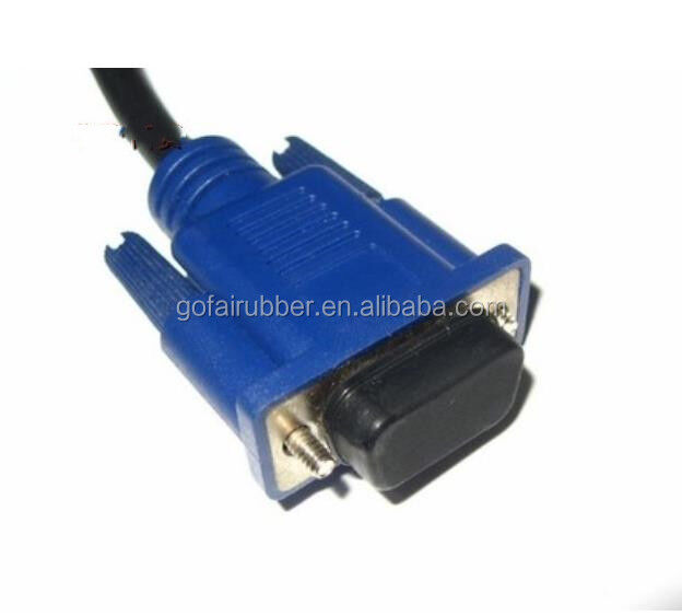 Rs232/com/d-sub Male Female Connector Silicone Rubber Vga Dust Cover Db ...