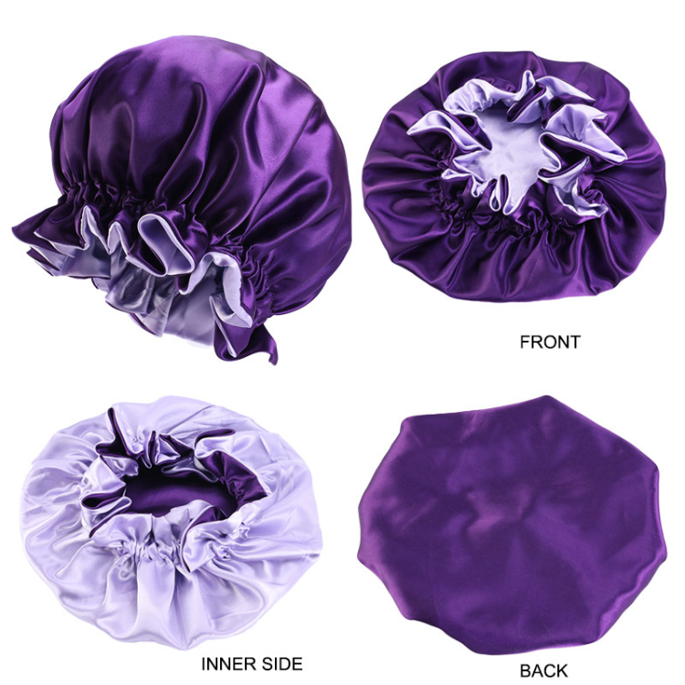 Wholesale Satin Bonnets Sleeping Double Layer Women Silk Durag Head Tie ...