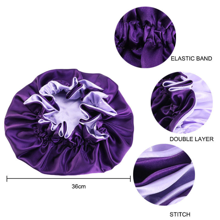 Wholesale Satin Bonnets Sleeping Double Layer Women Silk Durag Head Tie ...