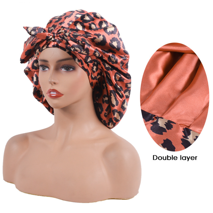 Custom Logo Sleeping Hat Women Bling Braid Kids Mommy And Me Baby Silk ...