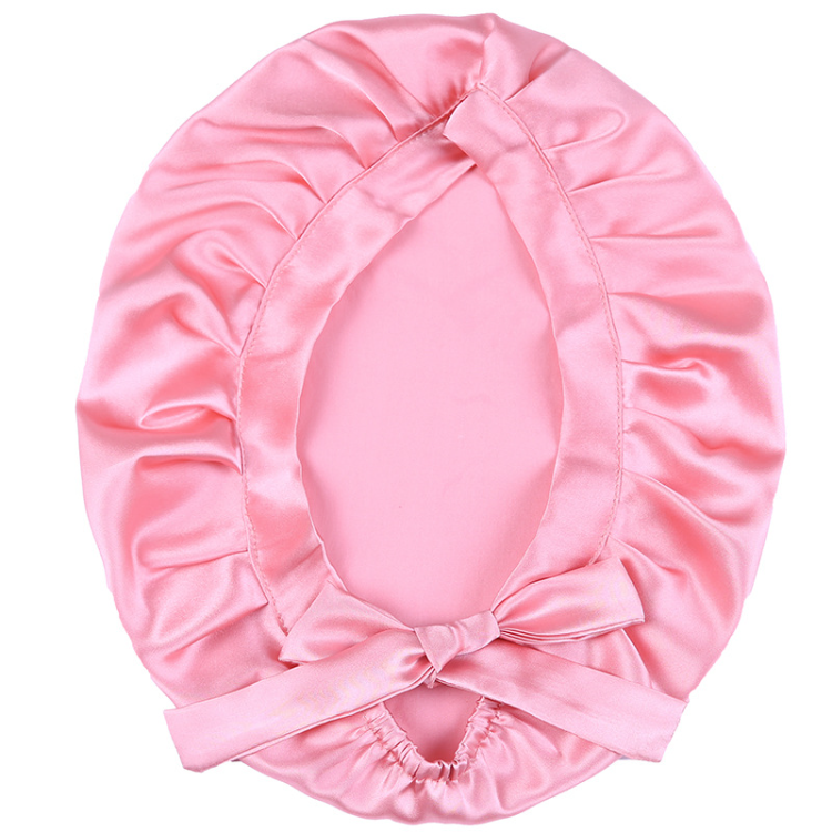 100% Mulberry Silk Hair Bonnet Washable Sleep Night Cap Silk Hair Cover ...