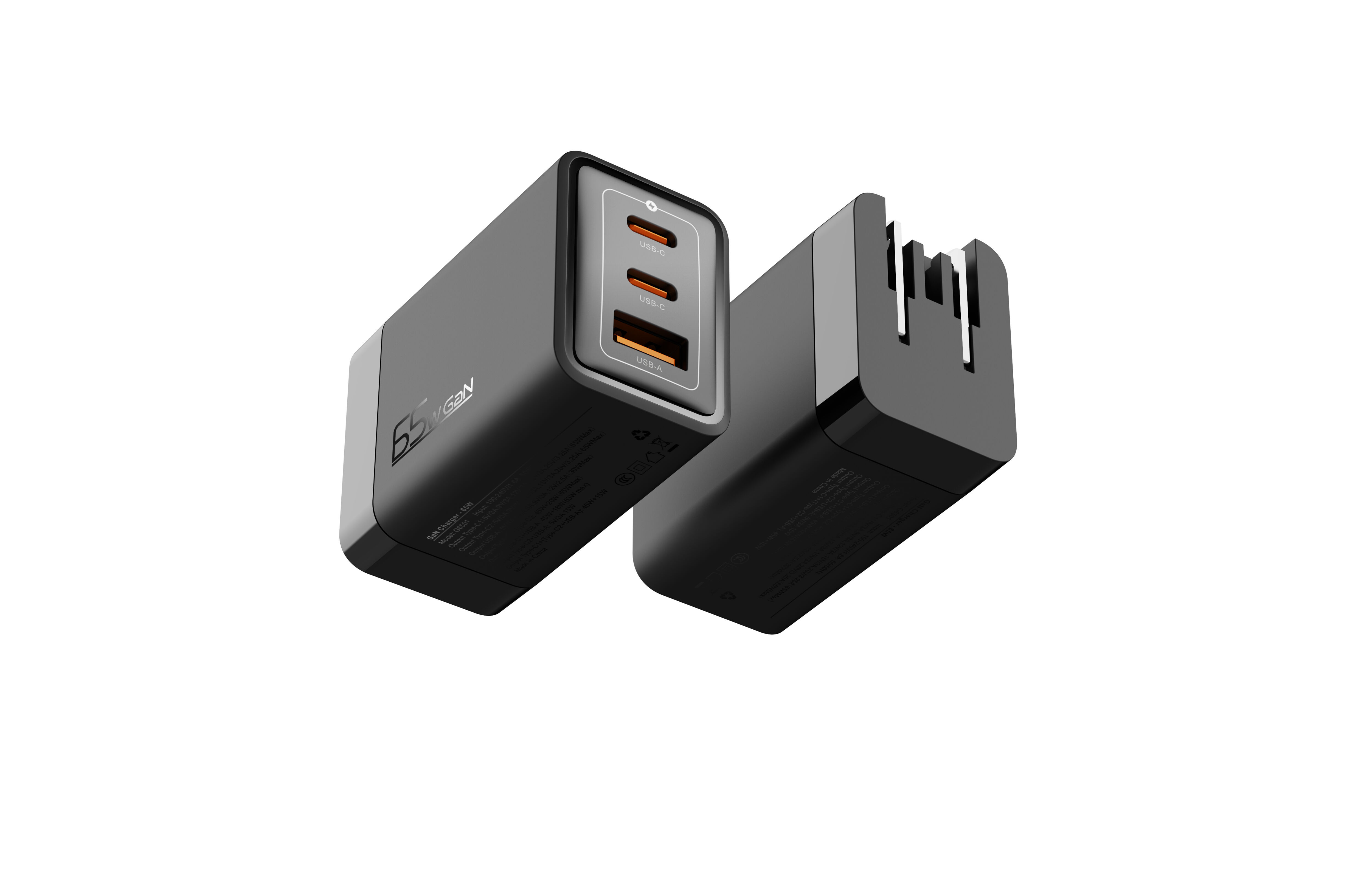 Buy Wholesale China Usb C Gan Charger Pd65w Usb C Wall Charger With 3 ...