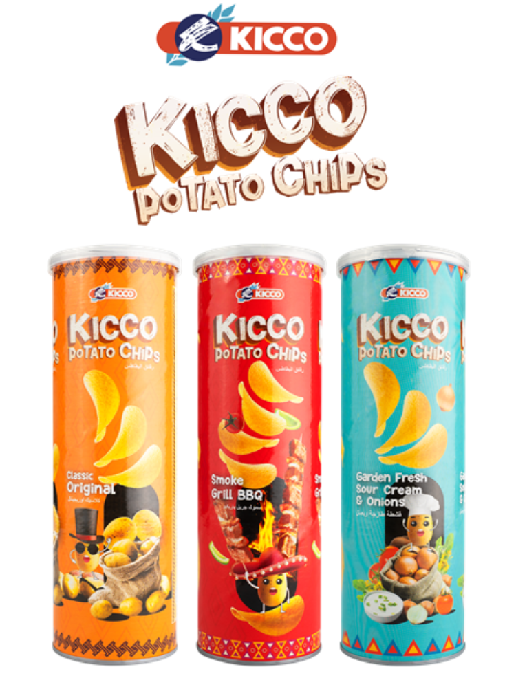 Trendy Kicco Potato Chips Canned Puffed Food Snack Classic Original ...