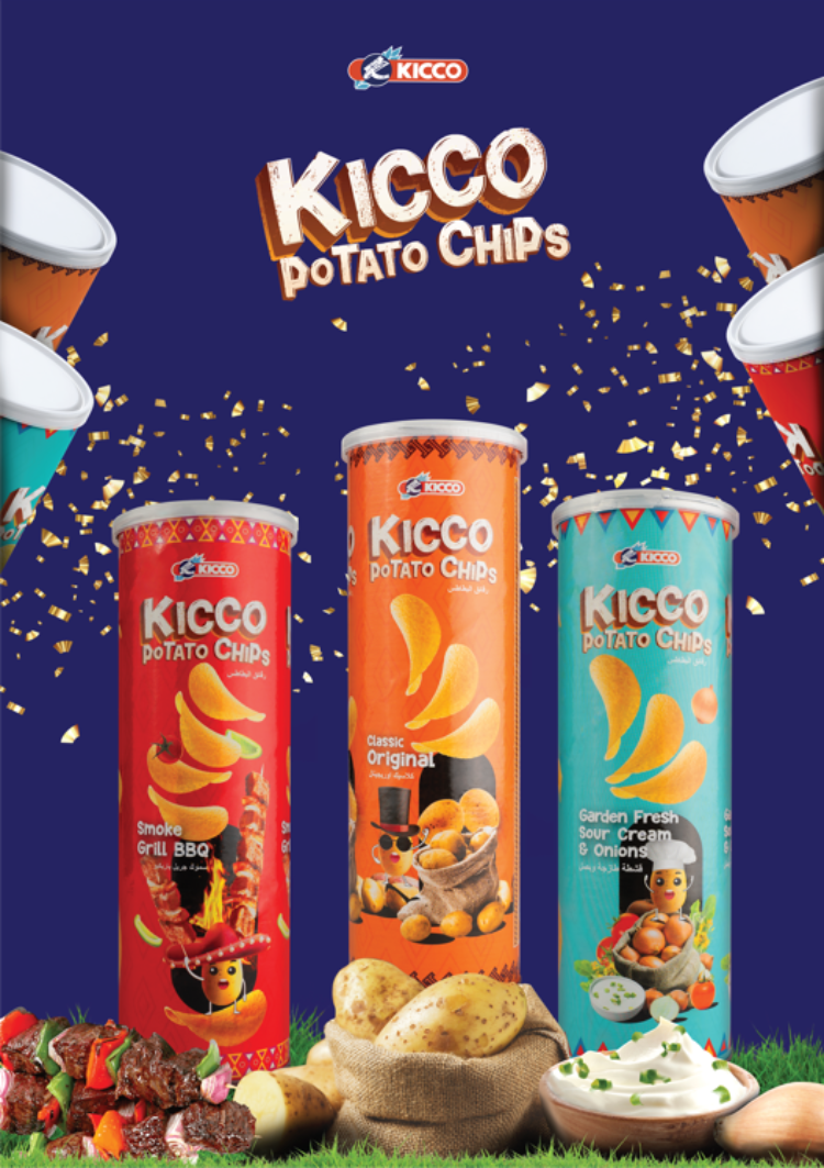 Trendy Kicco Potato Chips Canned Puffed Food Snack Classic Original ...