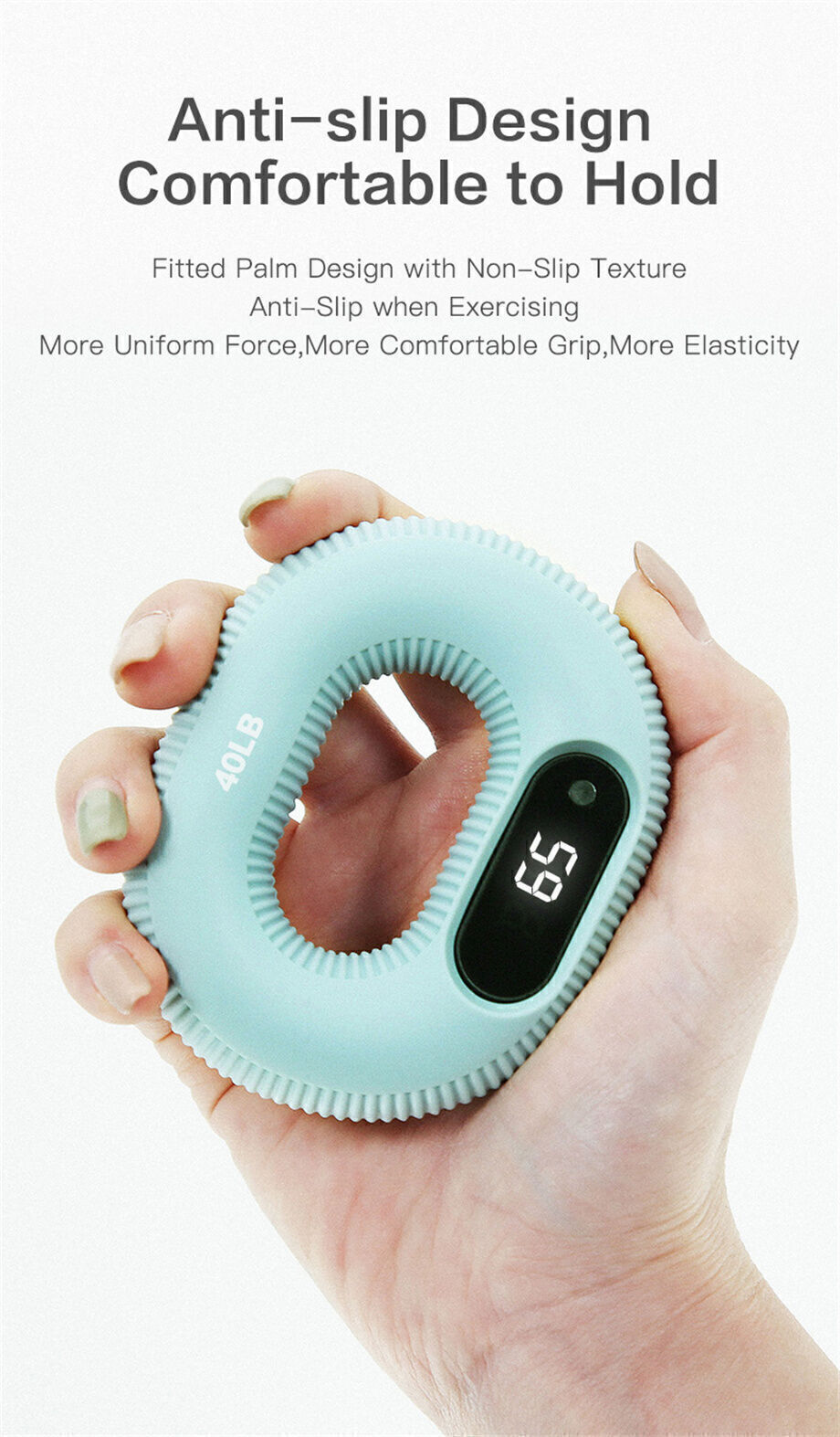 Smart Fit Gripper Strengther With Counting And Game For Muscle Power ...