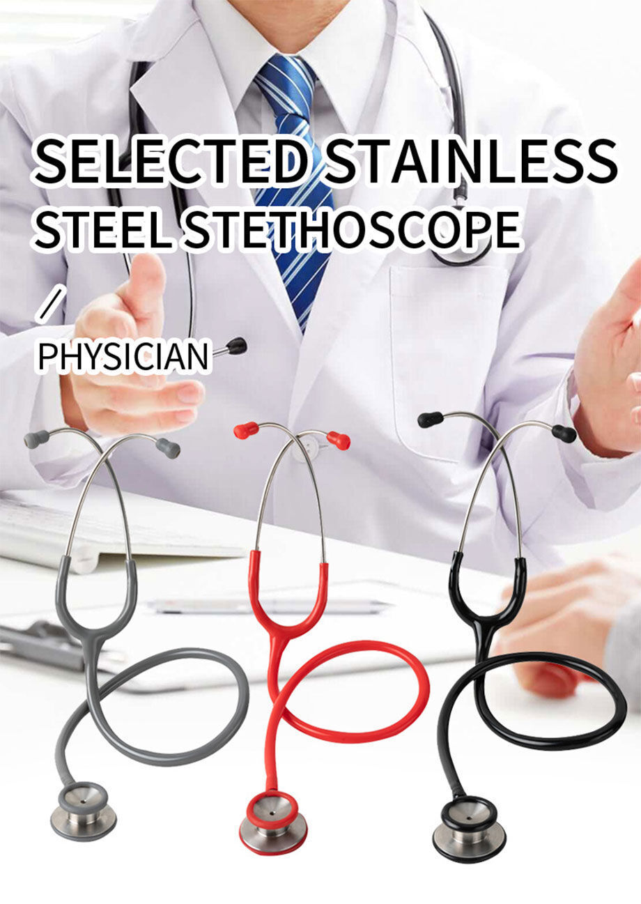 Manufacturer Wholesale Medical Stethoscope Stainless Steel Stethoscope ...