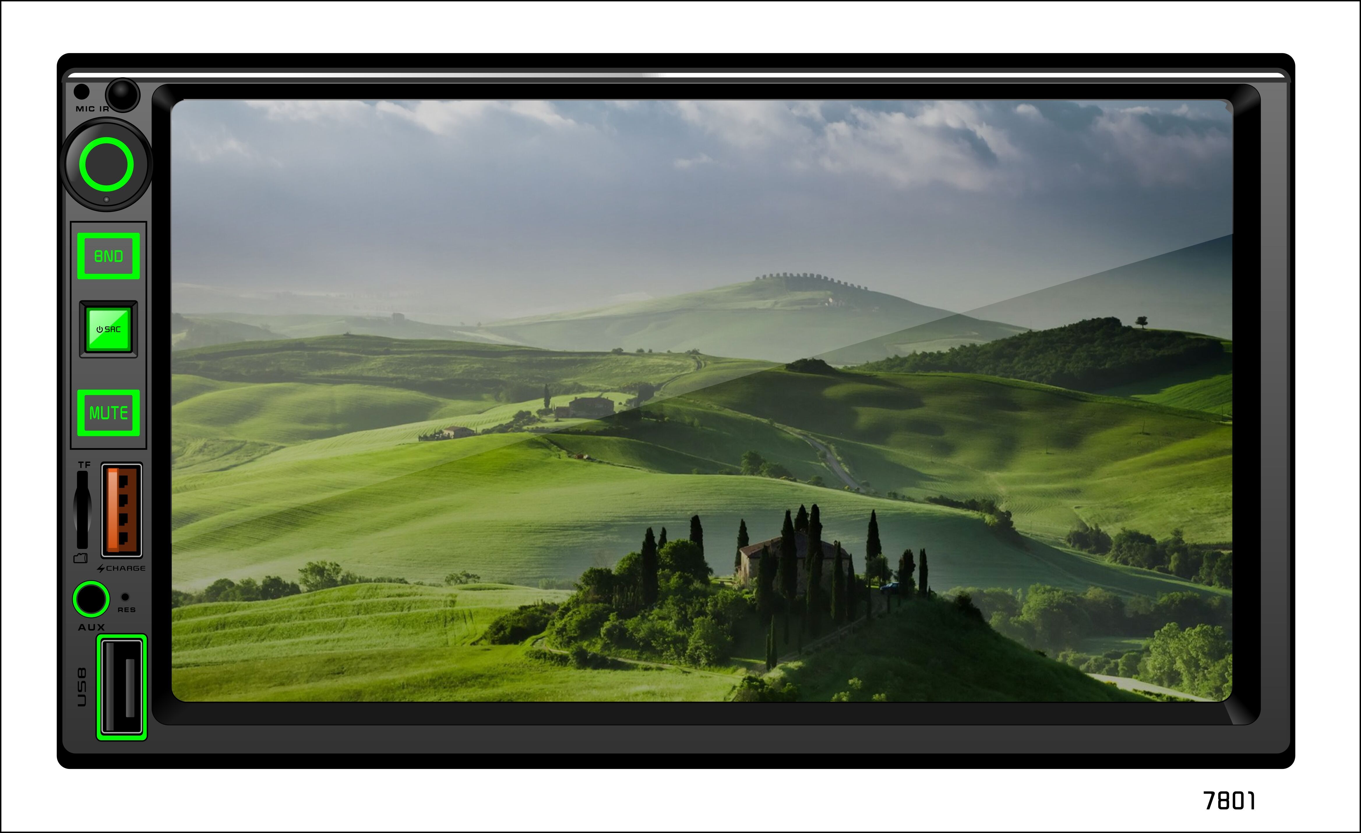 2023 New Design One Din 7inch Car Android Fm Usb Sd Aux In - China ...