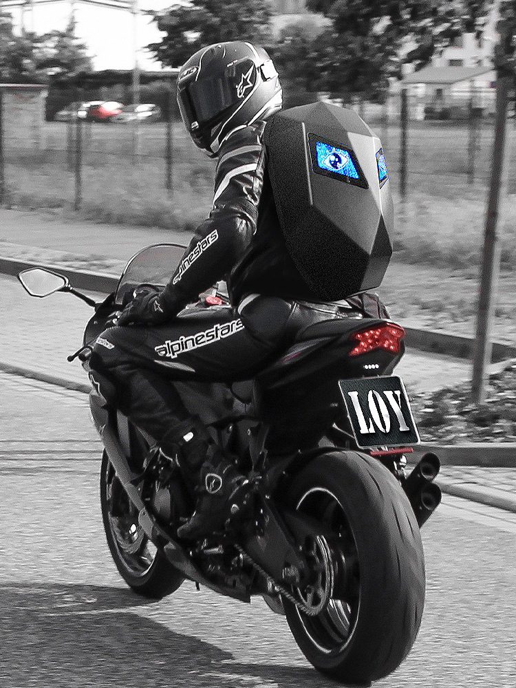 Buy Wholesale China Halloween Gifts Led Light Backpack Cool Motorcycle ...