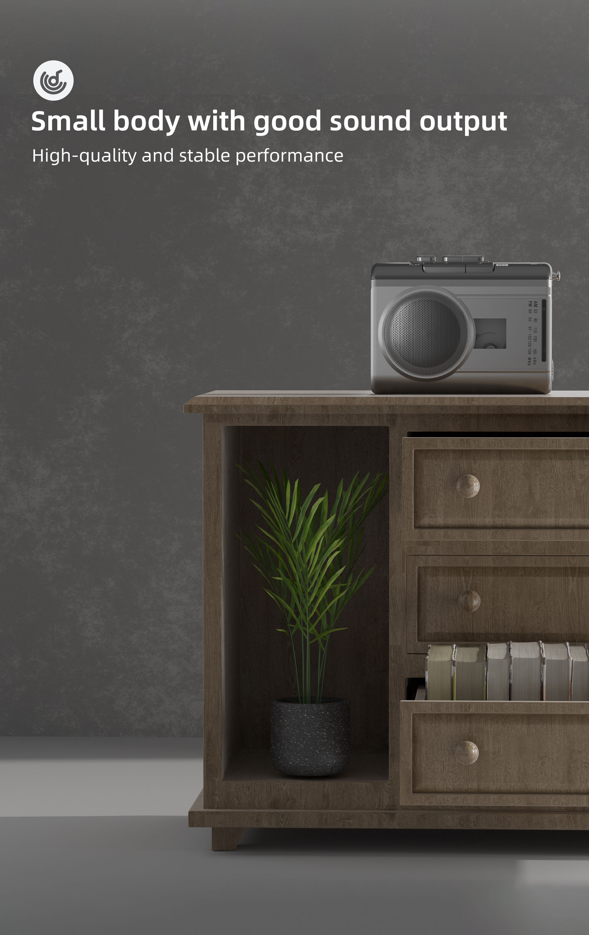 Buy Wholesale China Wholesale Hot Sale 2 Band Portable Radio Audio Tape ...