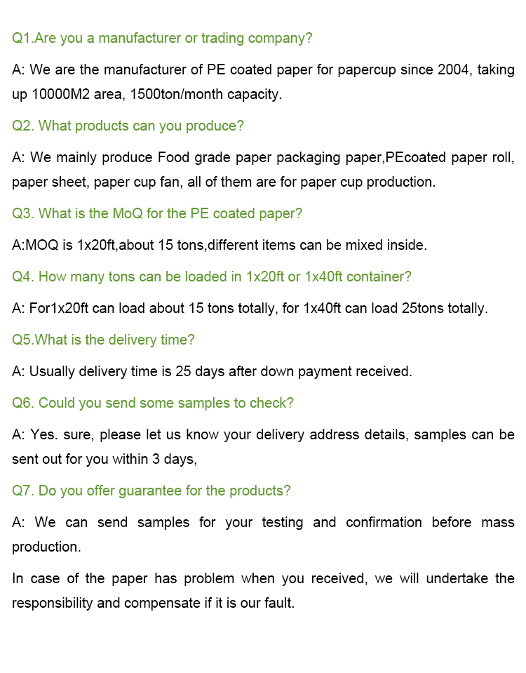 Buy Wholesale China Cup Fan Hot Drink Paper Cup Raw Materials Nanning Ecotech Paper Pe Specialty ...