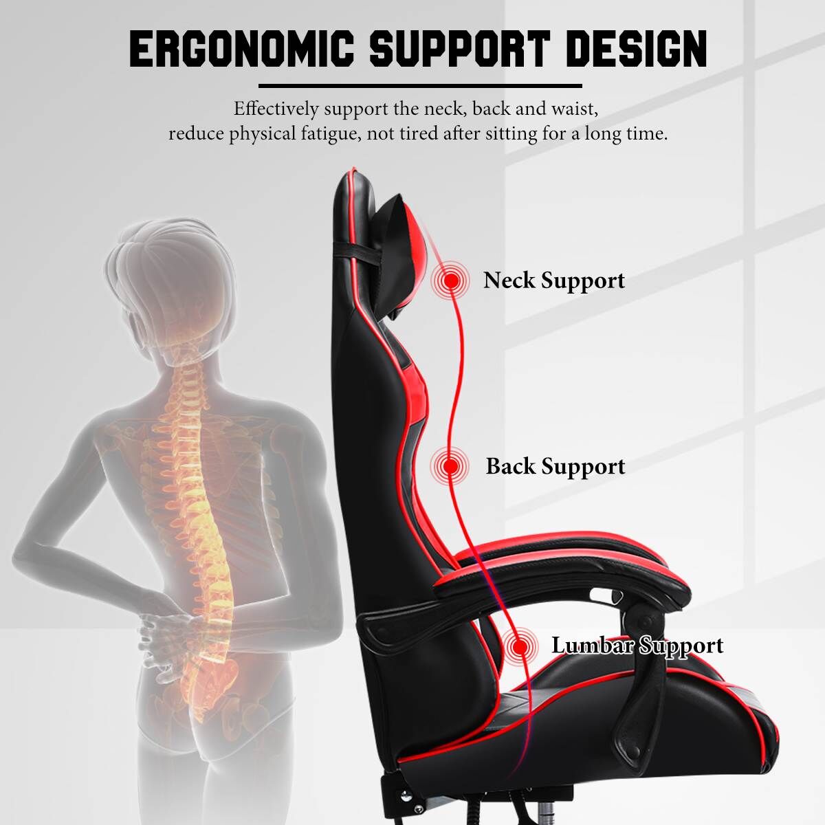 Foshan Factory Price Economic Comfortable Office Pc Chairs Gamer Gaming ...