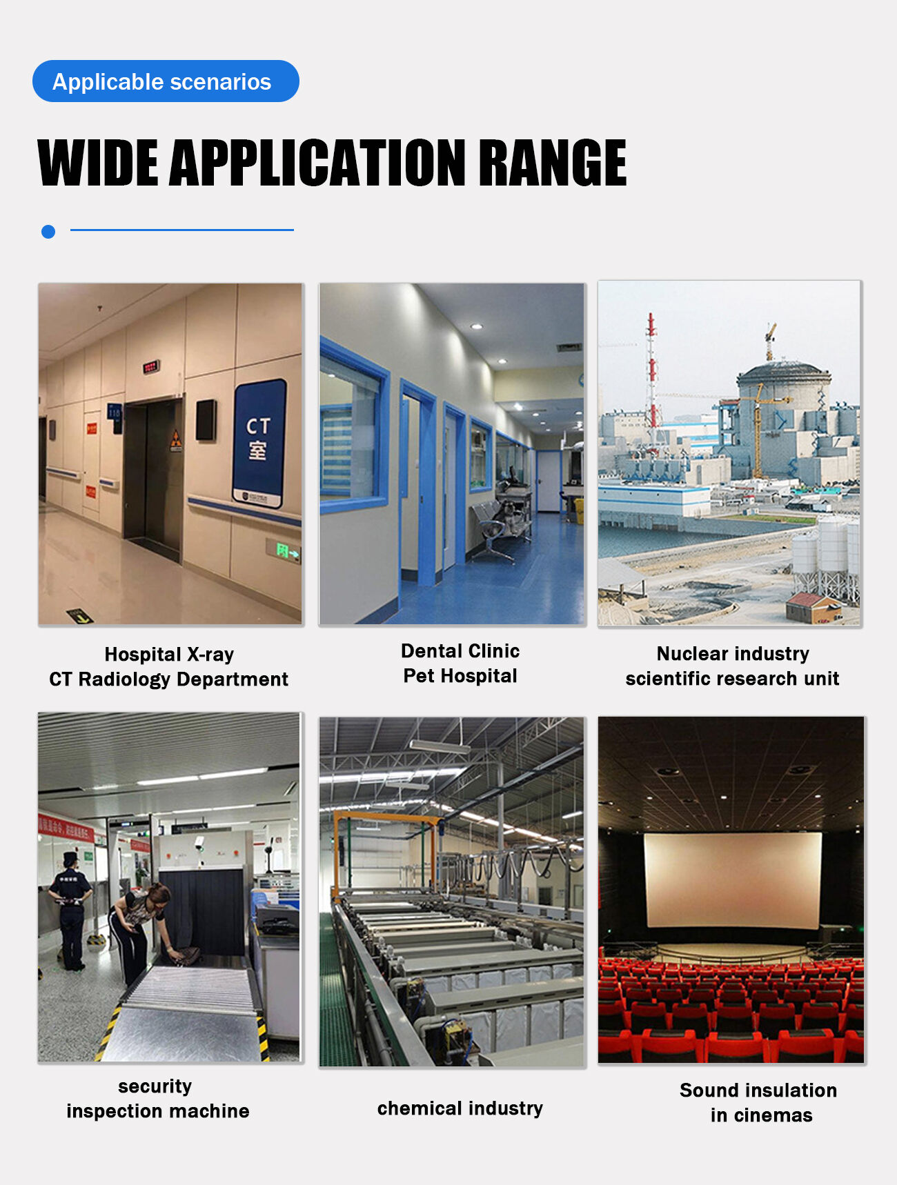 China Customized 0.5mm 1mm 1.5mm Radiation Protection X Ray Lead Sheet ...