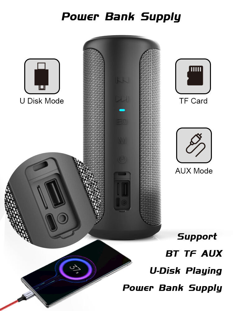 Touch Control 40w Bass Bluetooth Speaker For Outdoor Carry - Expore ...