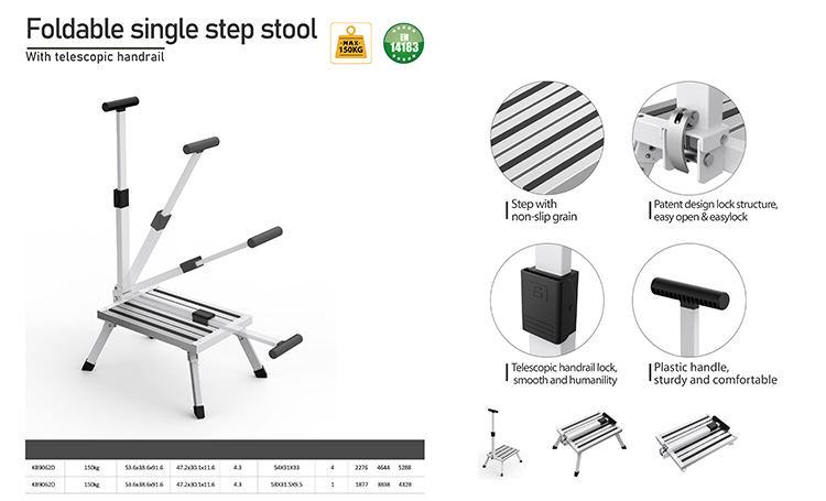 Bulk Buy China Wholesale American Standard Aluminum Step Folding Ladder ...