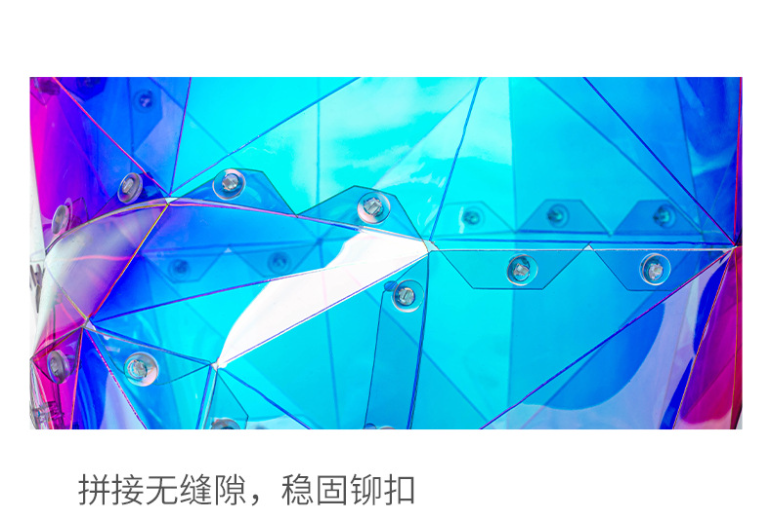 Factory Wholesale Crystal Diamond Colorful Holographic Foil Led Glowing ...