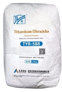 Tio2 White Powder Pw 6 Tyr-588 Chloride Route Rutile Titanium Dioxide ...