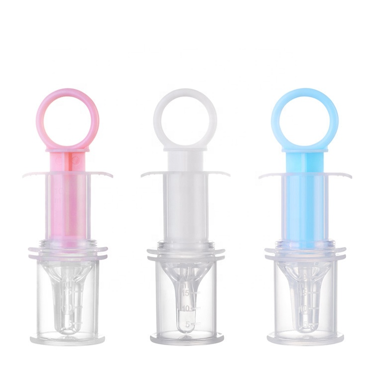 Baby Silicone Drug Feeder Syringe Type Mills Nipple Medicine Feeder On ...